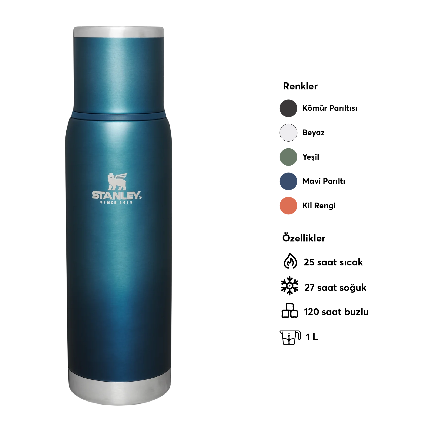 Stanley Adventure To-Go Bottle 1 L - Neptün Global Basım ve Promosyon